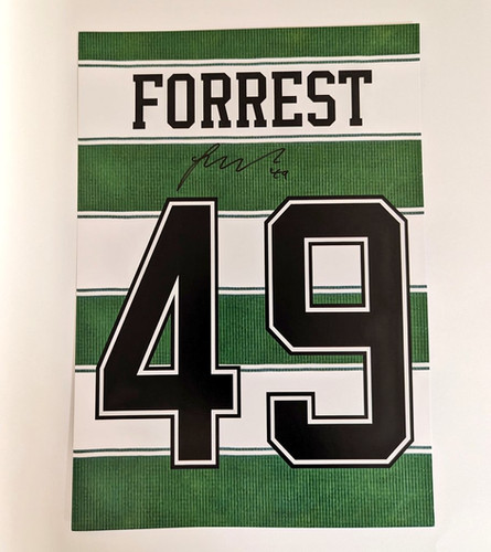 James Forrest signed shirt style print 21/22 | ProperFrameDisplays