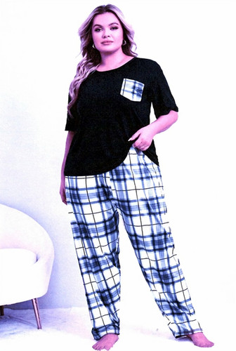 Ladies Plus Size Pajama Set | Angelic Shirts and Apparel