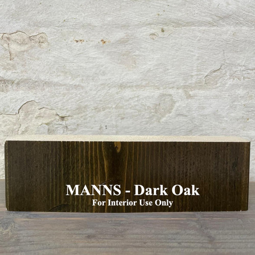 MANNS Dark Oak - Sample | TheTableGuy