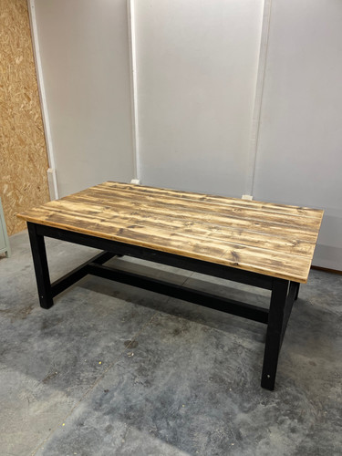 Off-The-Shelf Rustic Refectory Dining/Patio Table | TheTableGuy