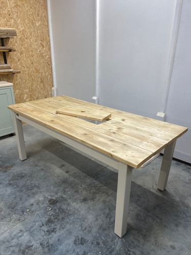 PRE-MADE Rustic Prosecco Dining/Patio Table | TheTableGuy