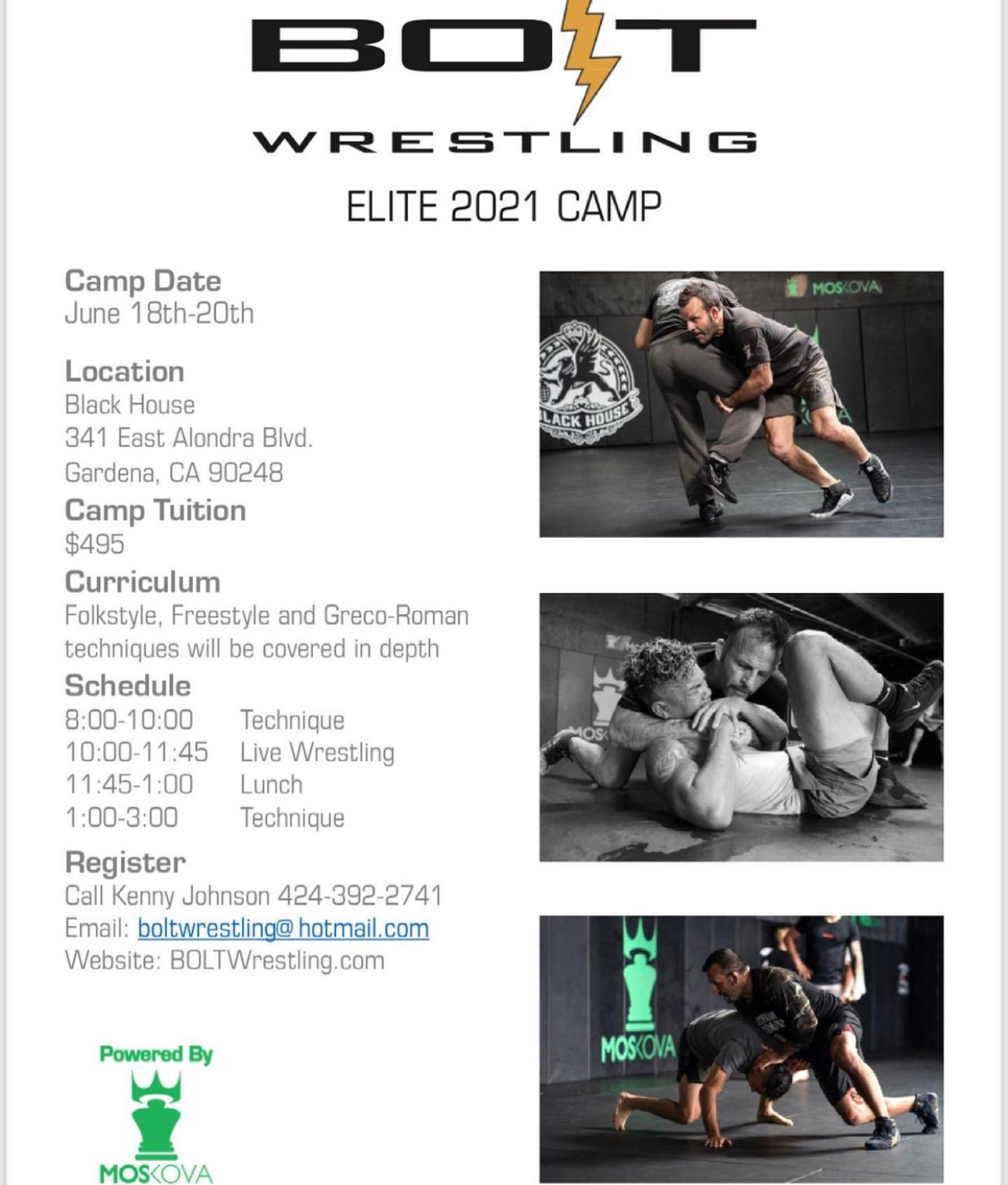 BOLT Wrestling Elite 2021 Camp | BOLT Wrestling