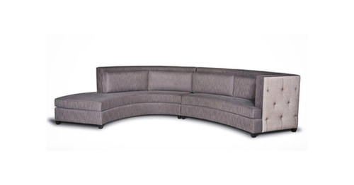 8565 - Curved Fully Upholstered Sectional | Samuelson