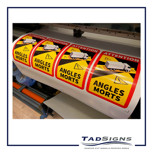 Magnetic Angles Mortes Self Adhesive Graphic - LGV HGV (single/multiple ...