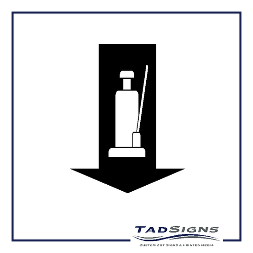 10x Jacking Point Symbols | Tadsigns