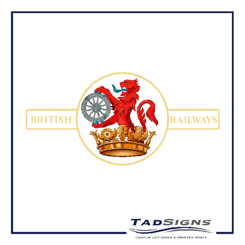 British Railways Loco Crest | Tadsigns