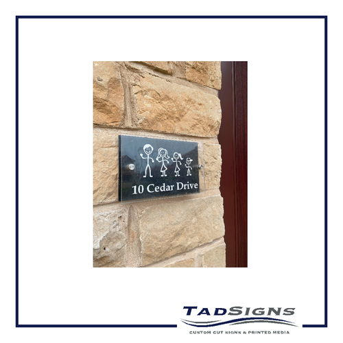 Bespoke Family House Sign | TADSIGNS