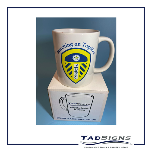 Leeds United 11oz Gift Mug | Tadsigns