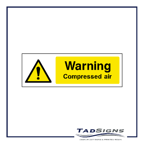 Compressed air sign | Tadsigns