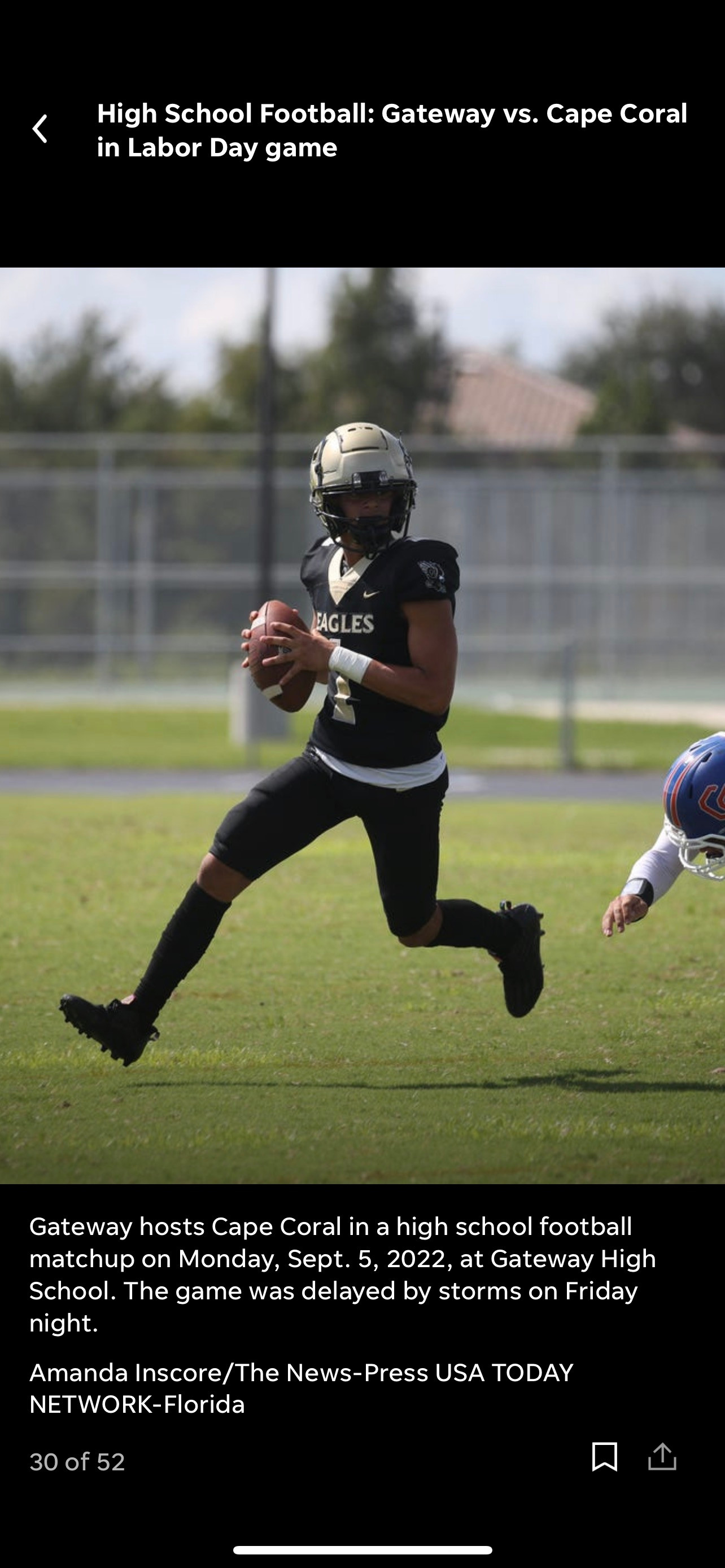 Jamarion McElroy Player Card | Football | The Athletic Academy