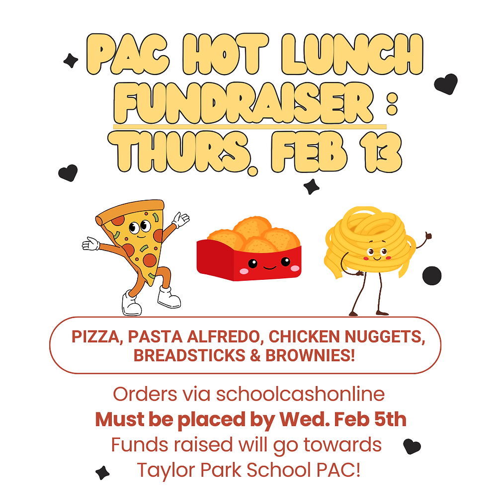 Thurs. Feb 13 - PAC HOT LUNCH