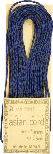 #729 navy blue 'Asian' cord 1mm x 5m | susanbriscoe