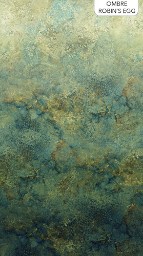 DP39420-79 'Robin's Egg' Stonehenge Ombre - patchwork fabric, by 1/2m ...