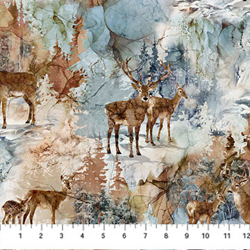 DP27586-10 'Highland view' by Northcott landscape - by the 1/2m ...
