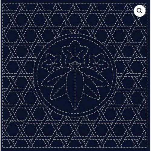 HF1115-22B sasa rindou (bamboo & gentian) designer hanafukin panel ...