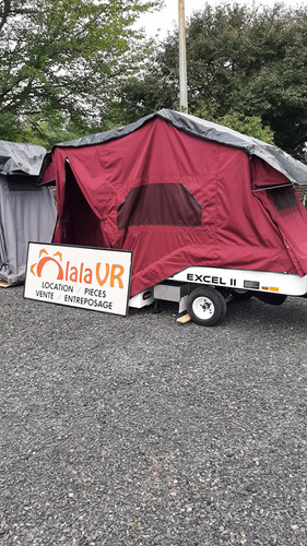 SUN-BOUR - Tente-roulotte Excel II - bourgogne | olalavr