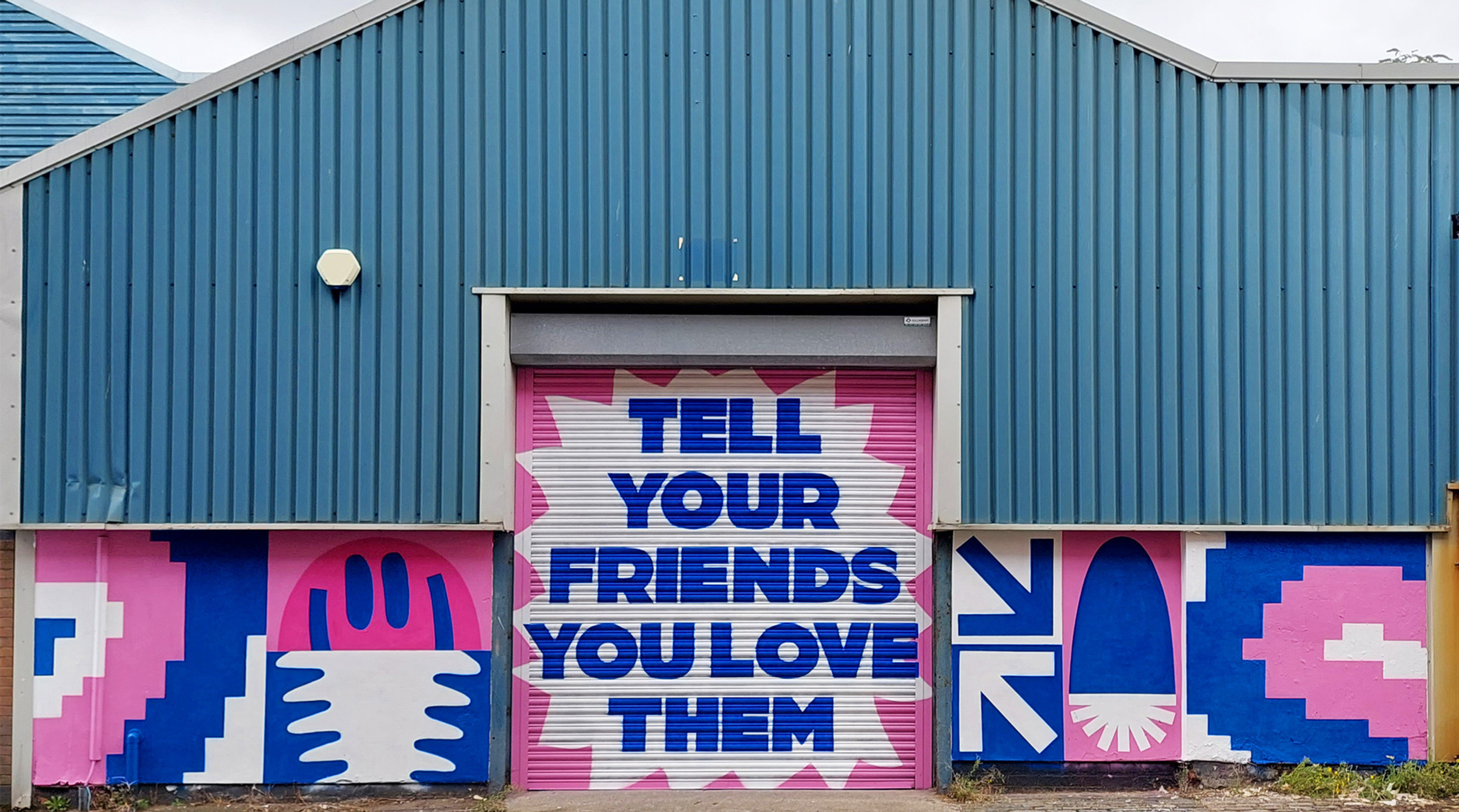Project Love Bomb Mural | a.Wolfenden Studio