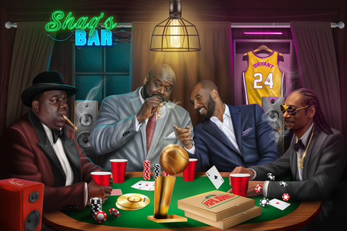 Shaq's Bar Canvas | ArtGod