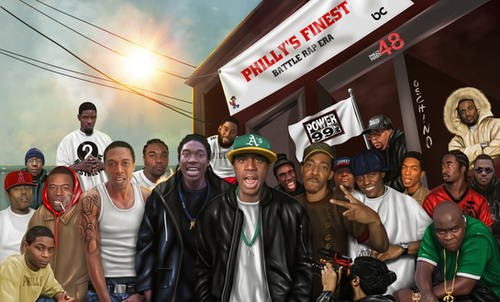 Philly's Finest (Battle Rap Era) Canvas | ArtGod