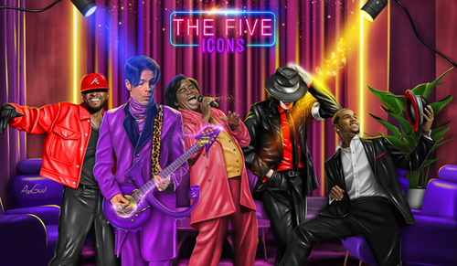 The Five Icons Canvas | ArtGod