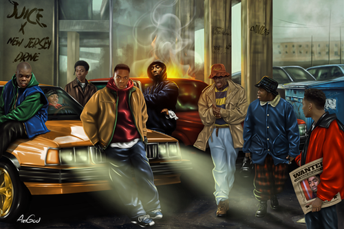 New Jersey Drive X Juice Canvas | ArtGod