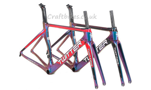 Frameset - Chameleon Paint Carbon Road Bike Rim Brake Concealed Cable ...