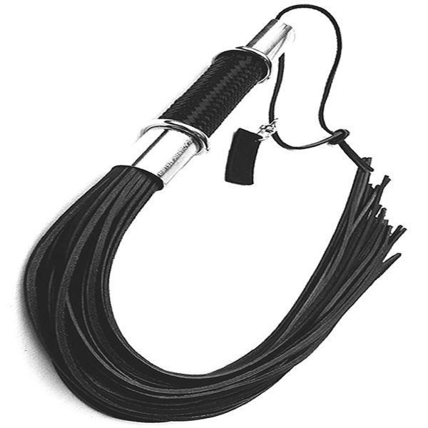 Vault / Slagwerk Atelier Luxury Black Leather Flogger XL | The Vault ...
