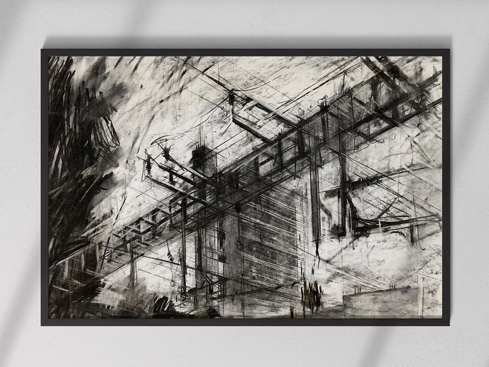 Stuart Jarvis | original charcoal drawings