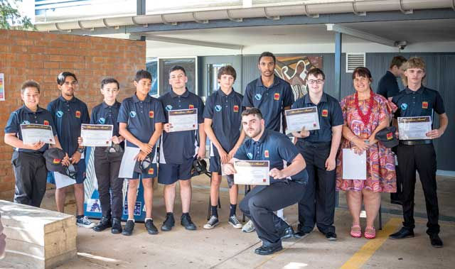 Bulldogs support youth program at Bourke High