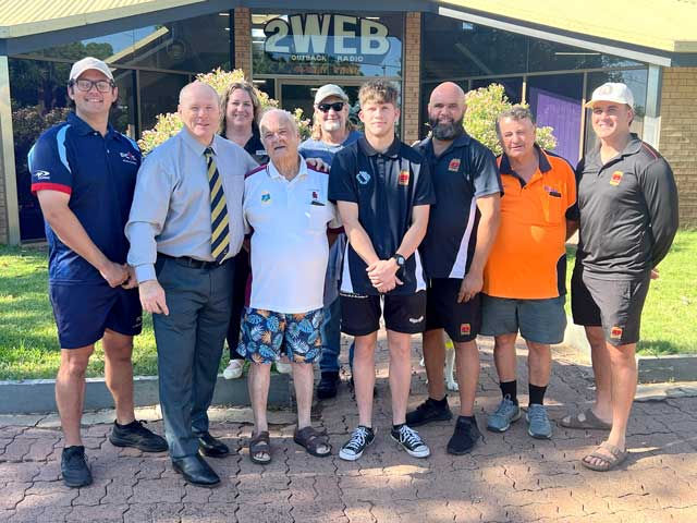 Bulldogs support youth program at Bourke High School
