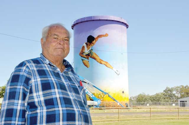 Percy Hobson mural excites town