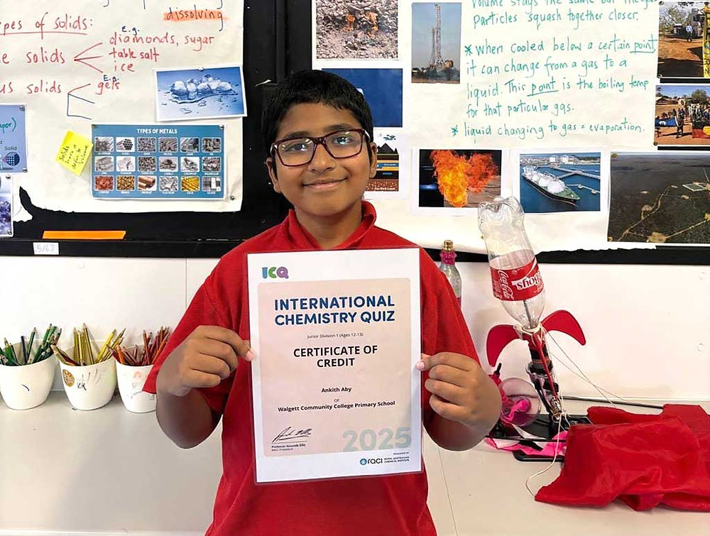 Walgett teacher Tim Jenkinson spotted a keen young chemist in his Year ...