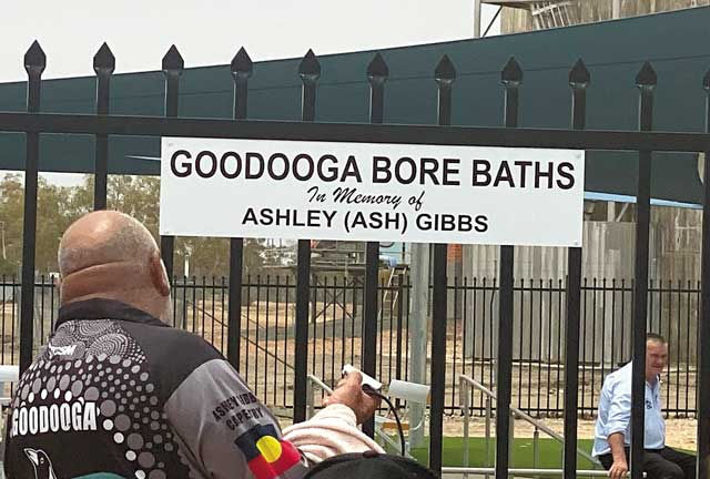 Goodooga bore baths officially opened