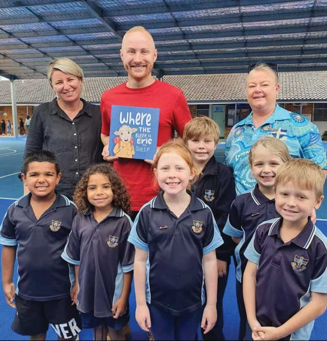 Eric the Sheep brings inspiration to Bourke kids