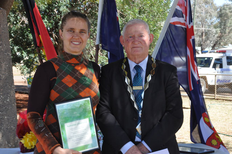 Bourke has a brand new Australian Citizen!