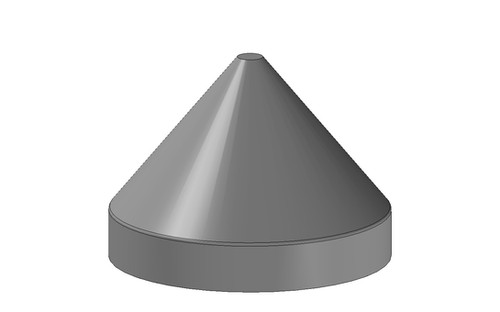 Pole Cap 250mm Round | Indac