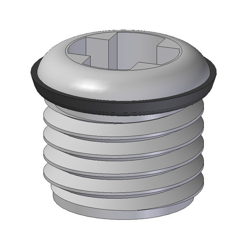 3/4" BSP Plug with O-Ring | Indac