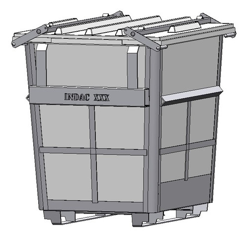 Steel Frame Bin 1000L | Indac