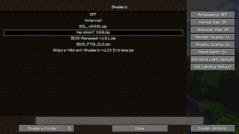 iterationT Shader | Minecraft FMR