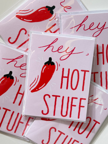 Hey, Hot Stuff! Card | JTM Cakes