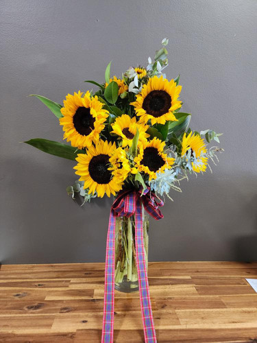 Tartan Ribbon Pattern Red | Offshore Florist Supplies