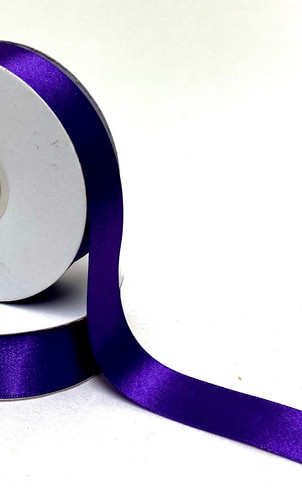 Satin Ribbon 25mm Purple | Offshore Florist Supplies