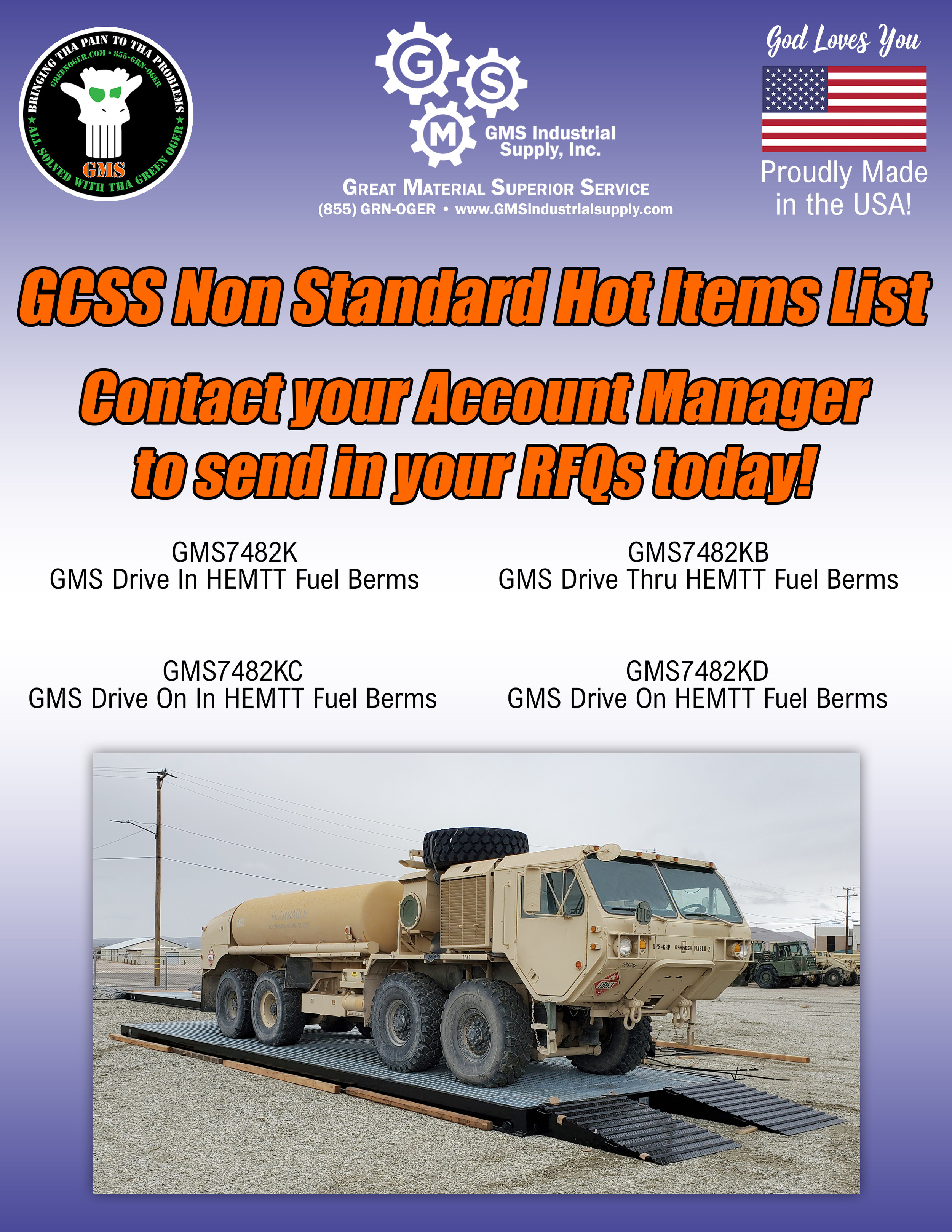GMS Industrial Supply, Inc. - GCSS Non-Standard Hot Items List