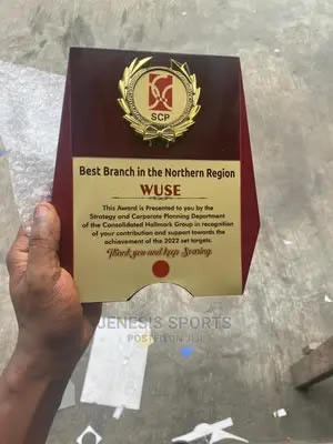 Best Branch Award Designs Nigeria | Award Plaque Lagos