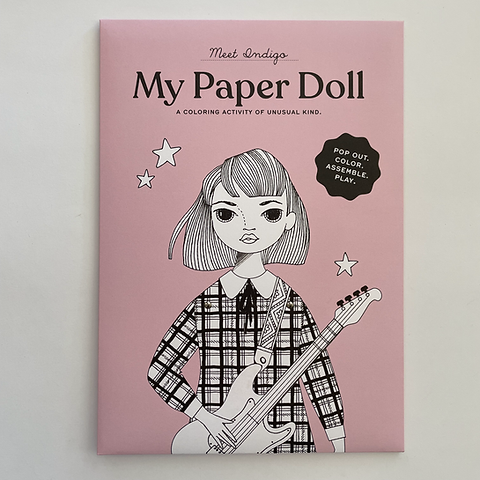 paper doll coloring book