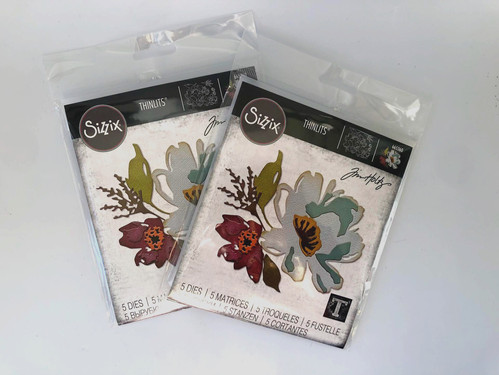 Tim Holtz brushstroke flowers #3 die | Paper Crown