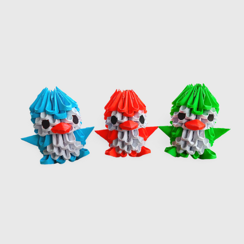 3D Origami Penguin combo | Taishi art and craft