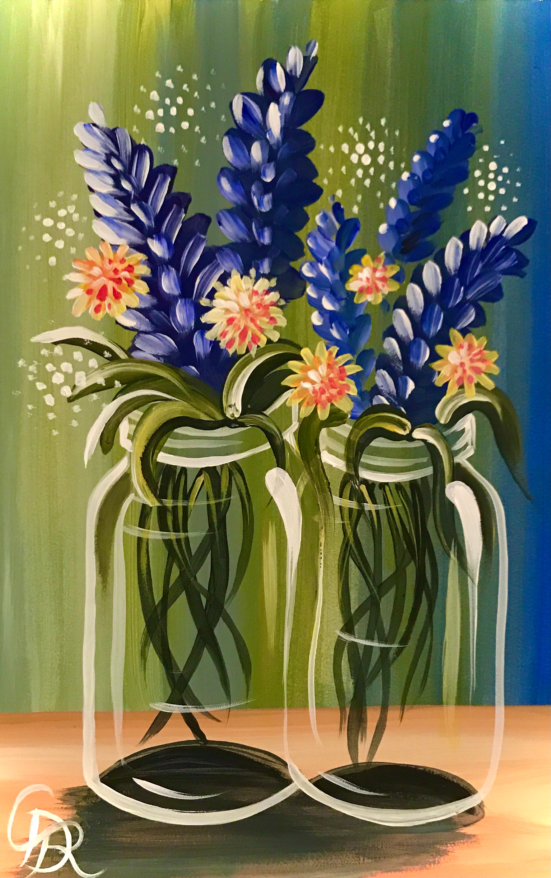 Pre-recorded Paint Along - Wildflowers | The Paint Along Lady