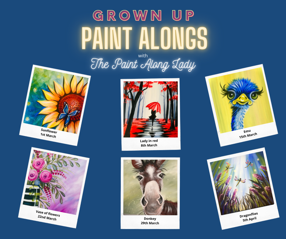 Grown-Up Paint Alongs at Founders & Co | The Paint Along Lady