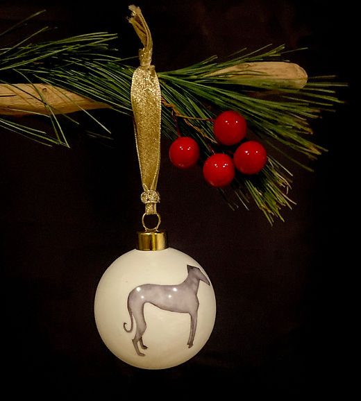 greyhound bauble
